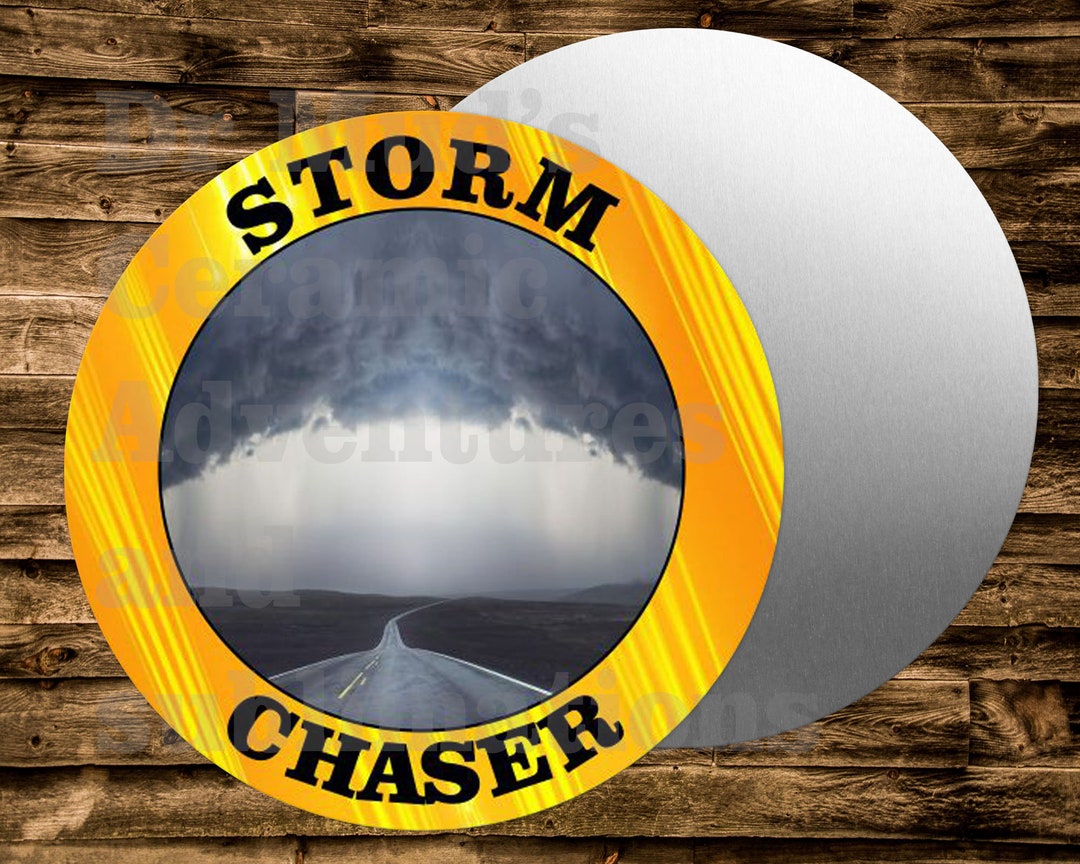 Metal Sign STORM CHASER Sign for Wreaths Crafts & Miniatures Projects ...