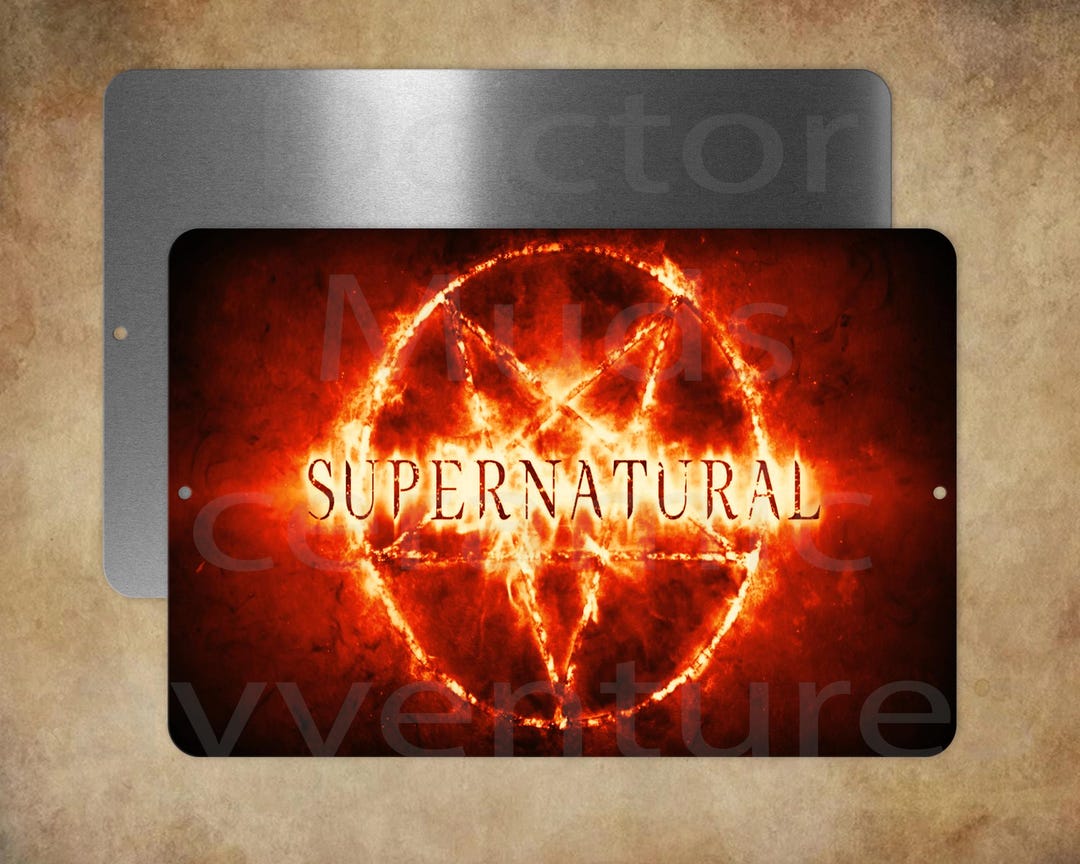 SUPERNATURAL 8 X 12" Metal Sign - Made in America - Etsy
