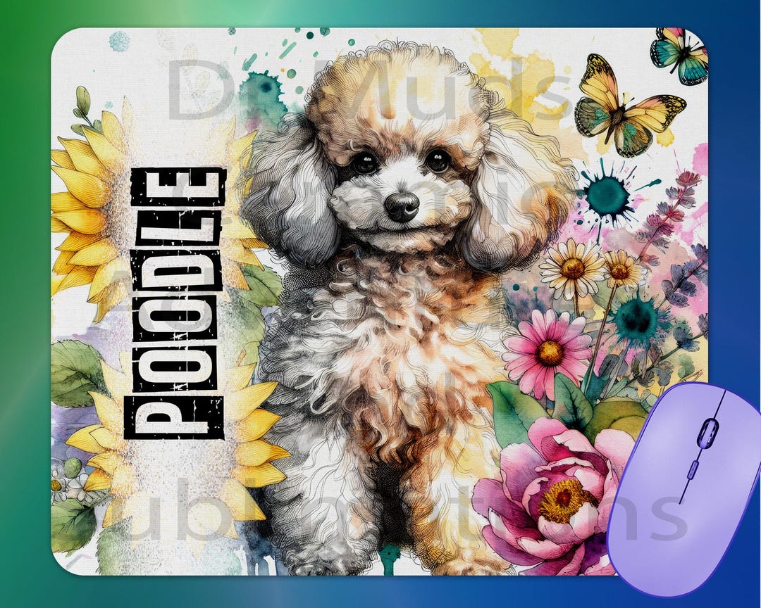 Poodle Mouse Pad - Etsy