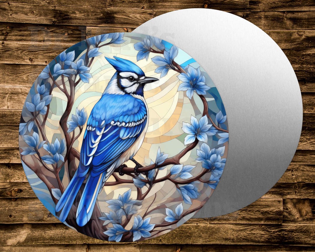 Pretty Blue Jay Bluebird Wreaths Crafts & Miniatures Projects - Etsy