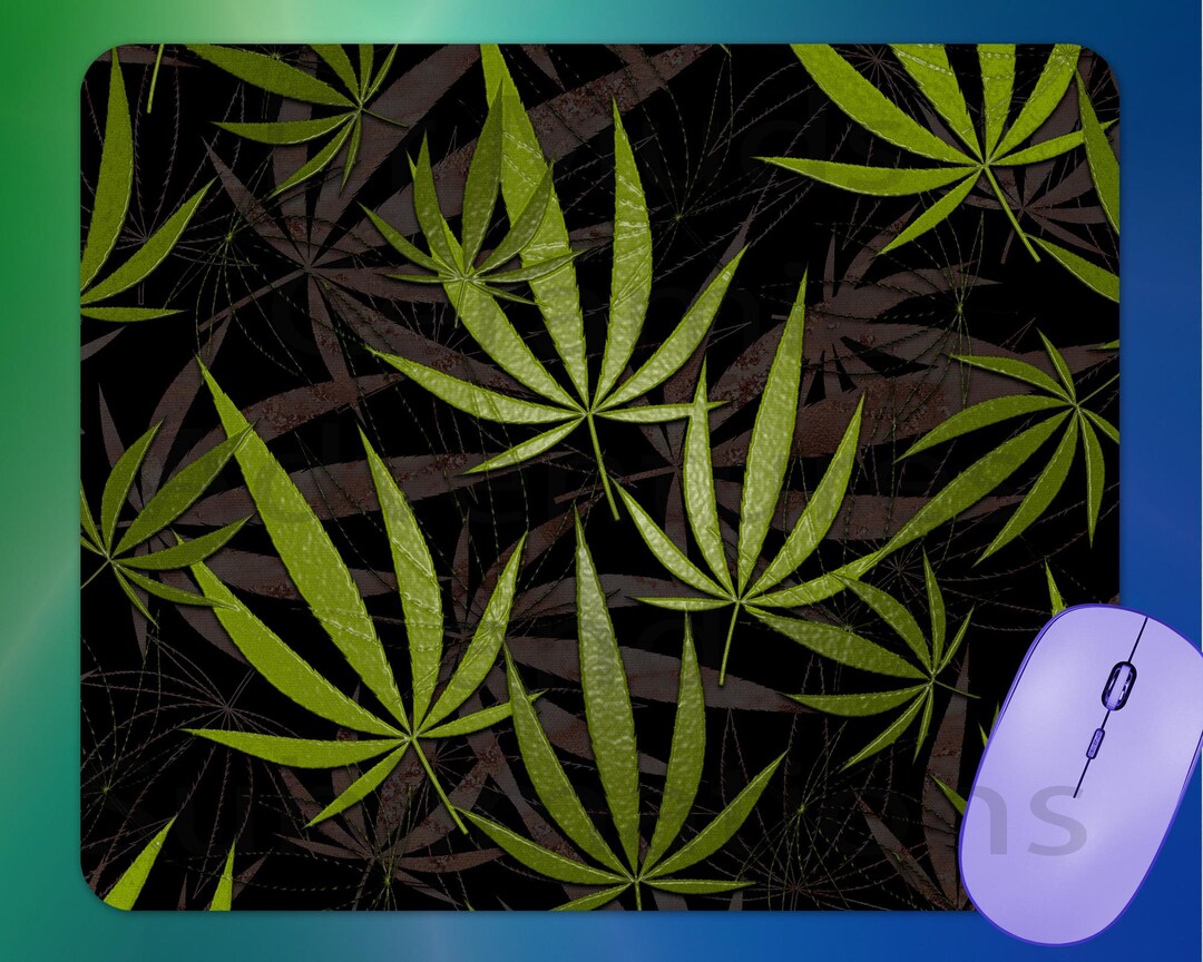 Cannabis Mouse Pad - Etsy