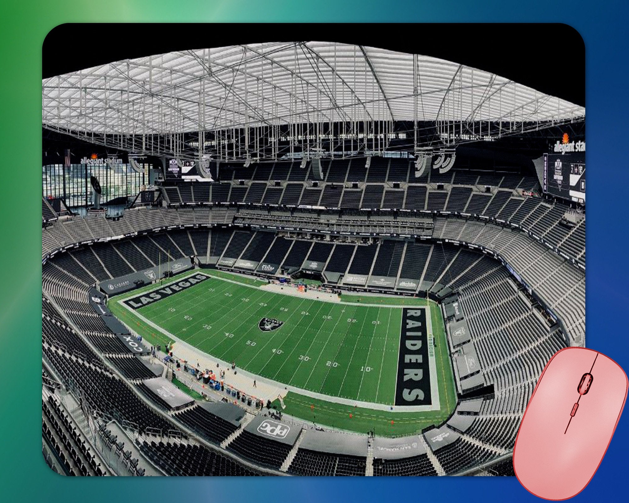 Allegiant Stadium Home of the Las Vegas Raiders Mouse Pad - Etsy