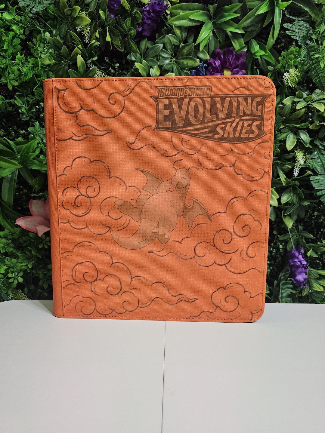 Evolving Skies Pokemon Binder | Zipper Binder | Dragonite Leafeon ...
