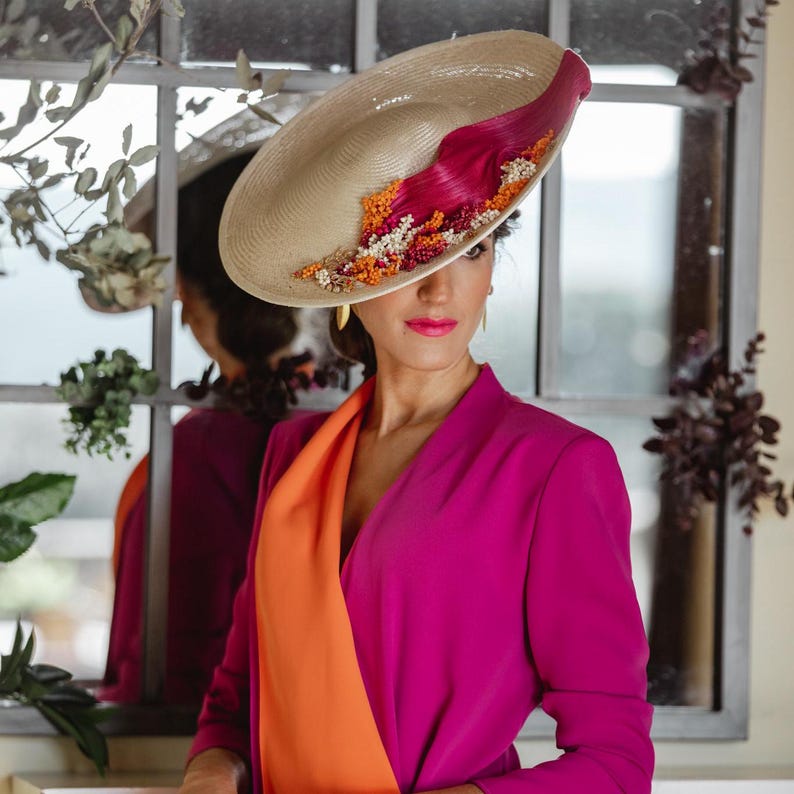 Elegant Wedding and Royal Ascot Saucer Hat - Derby and Melbourne Cup ...