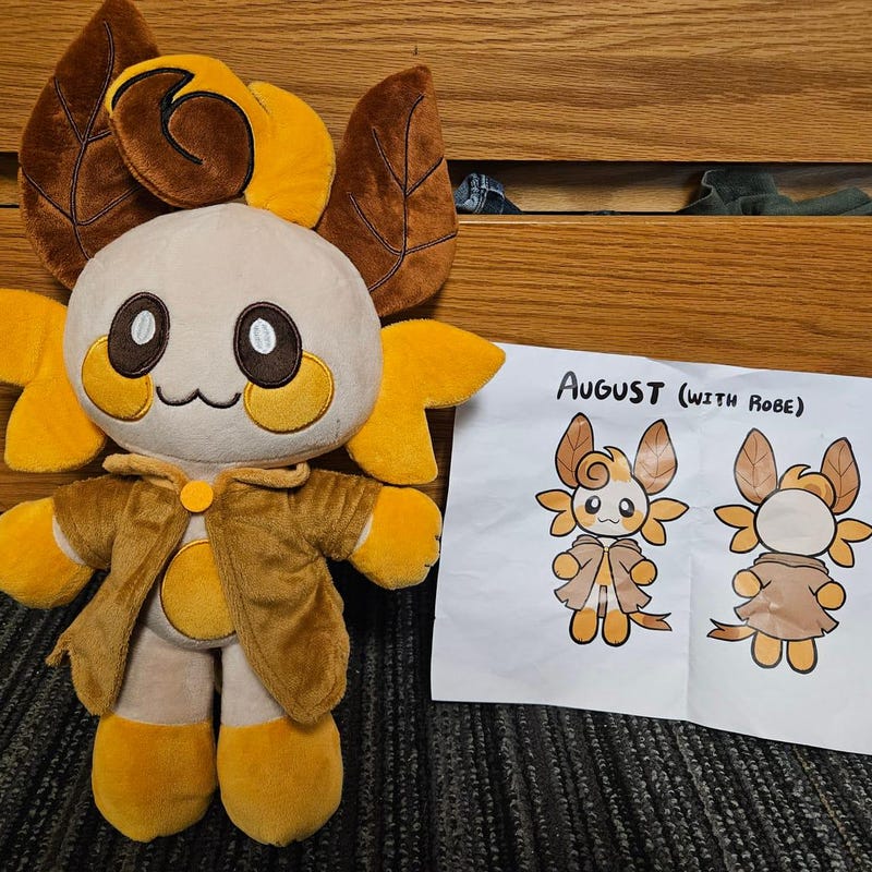 Plush Drawing Commission - Etsy