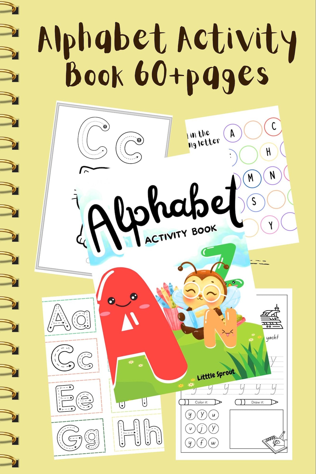 Alphabet Activity Book - Etsy
