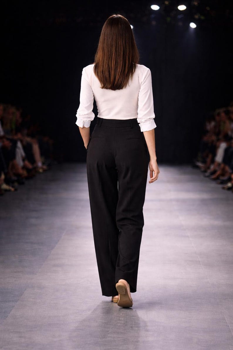 Classic Wide Leg Pants Sewing Pattern – Timeless Trousers PDF • Elegant ...