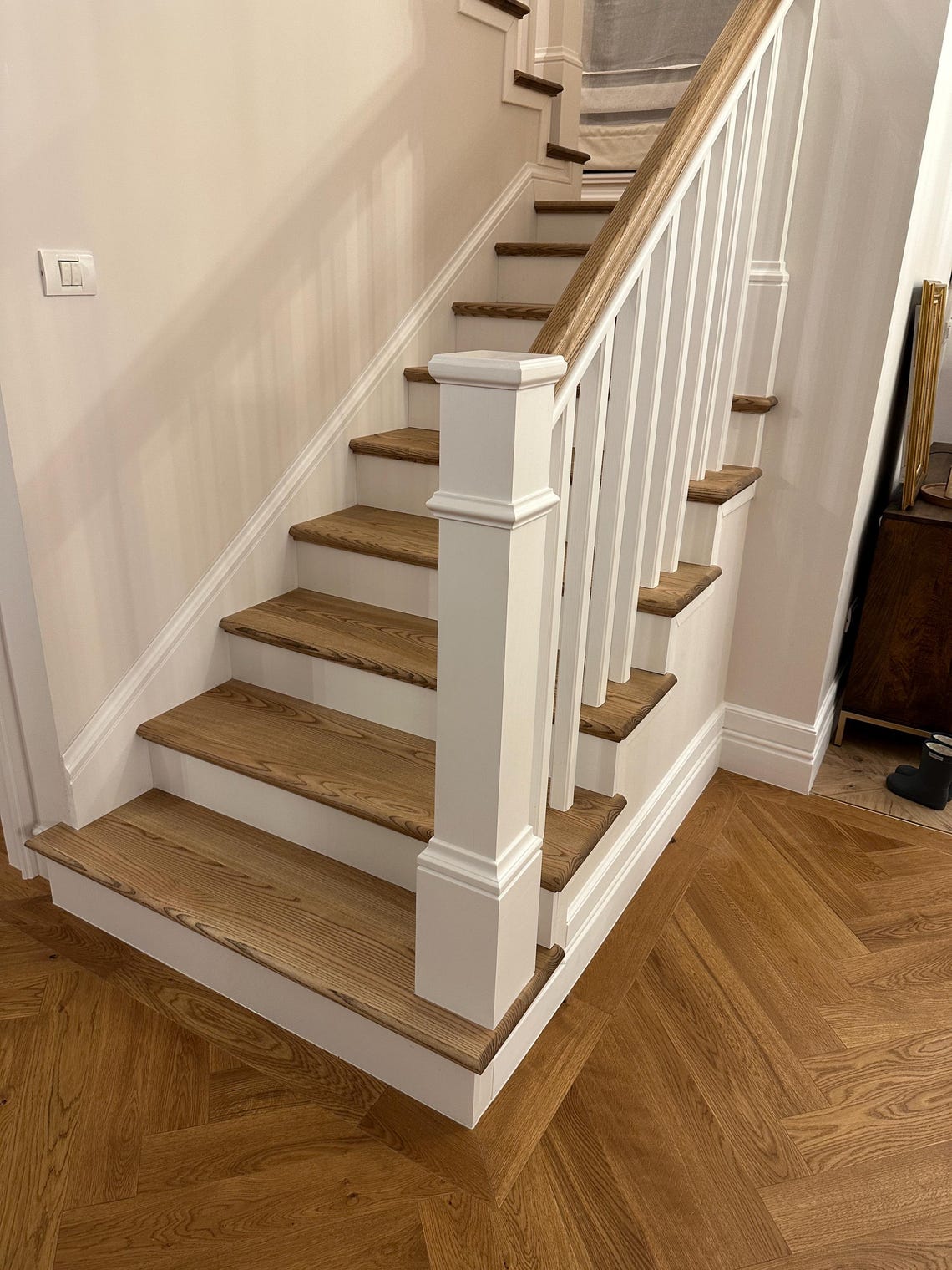 Solid Wood Stair Newel Posts – White Painted – Single or Set - Etsy