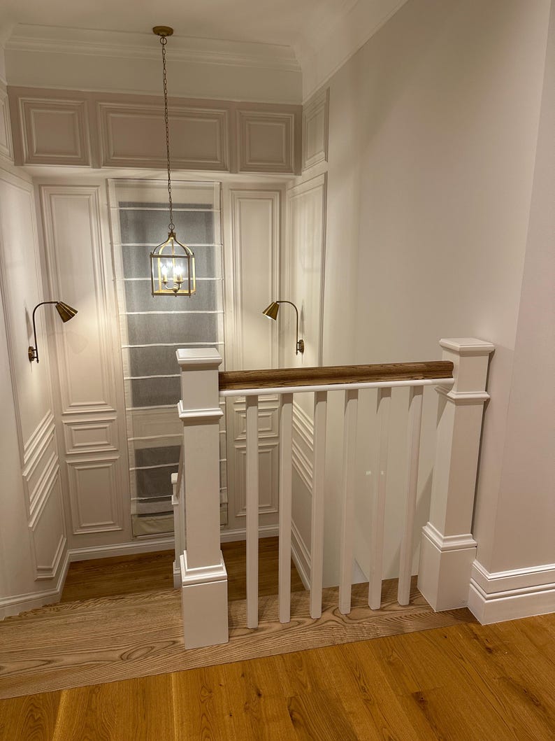 Solid Wood Stair Newel Posts – White Painted – Single or Set - Etsy