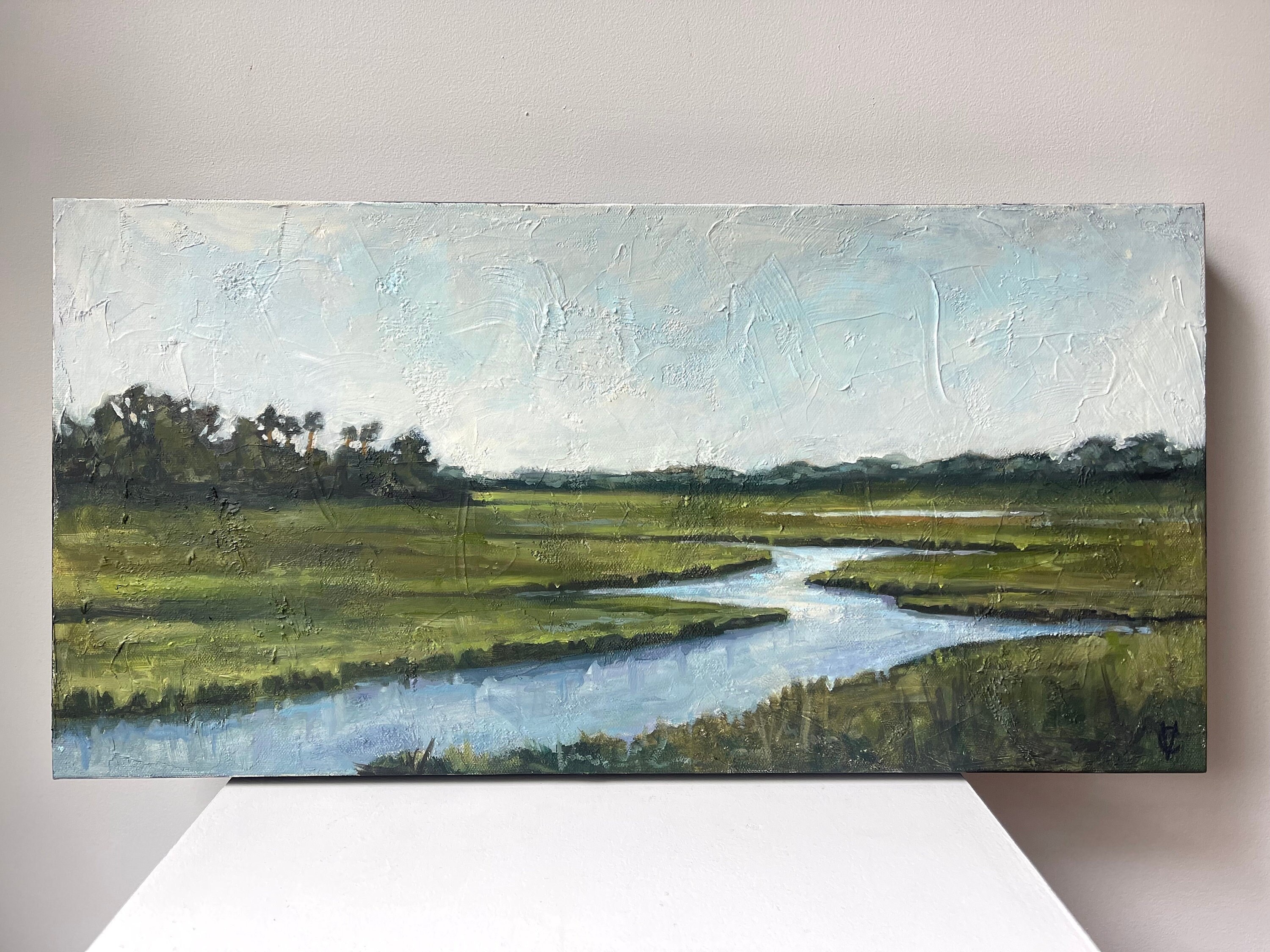 Original Oil Lowcountry Marsh Painting Coastal Decor - Etsy