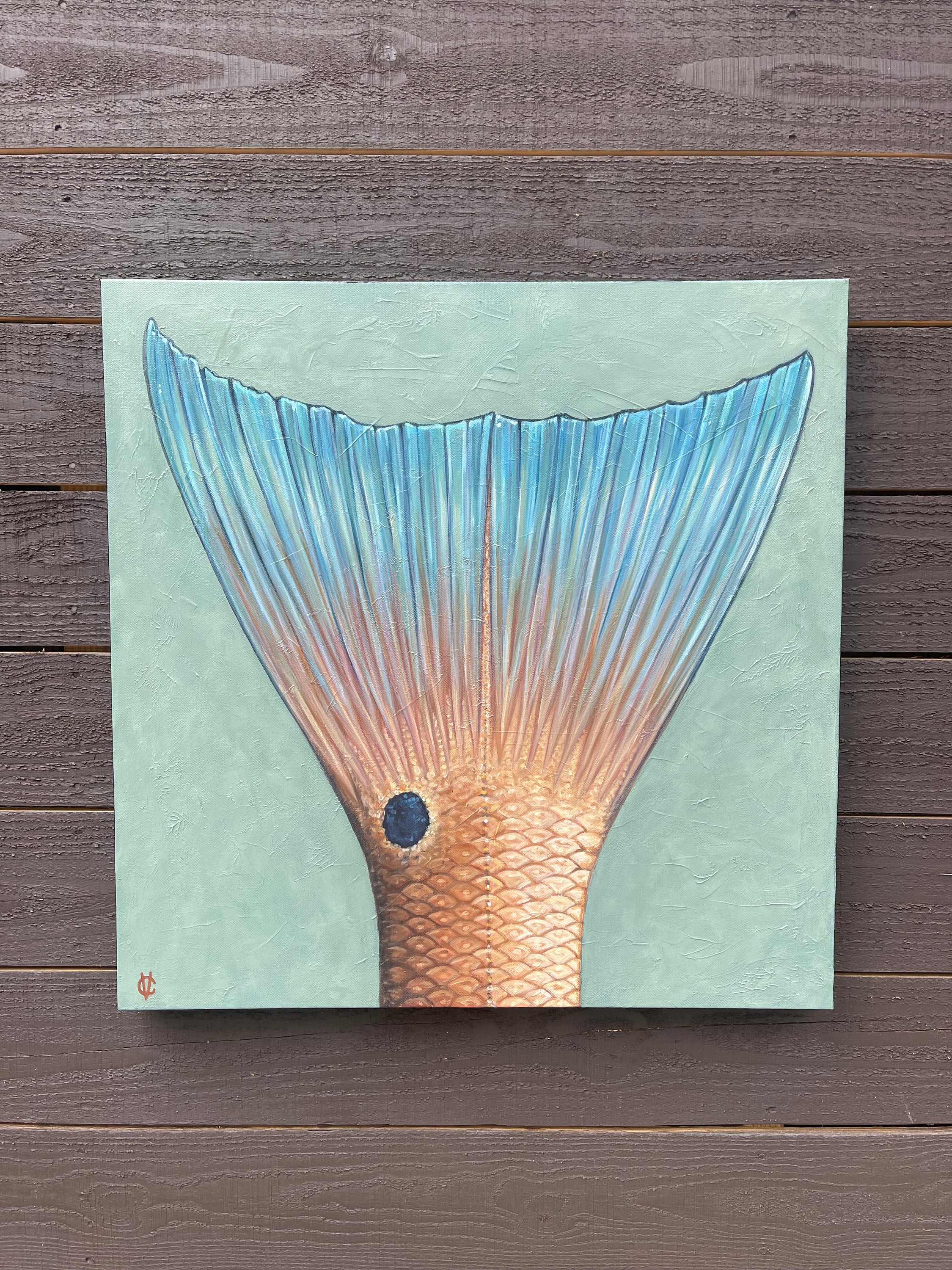 Redfish Tail Painting