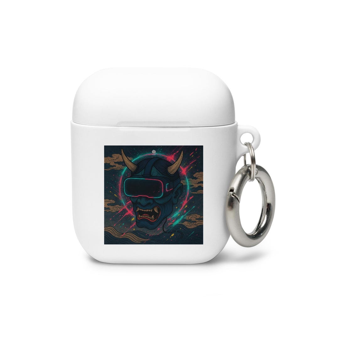 Airpods Case 1st and 2nd Generation “cyber Neon Oni” – Japanese Mask ...
