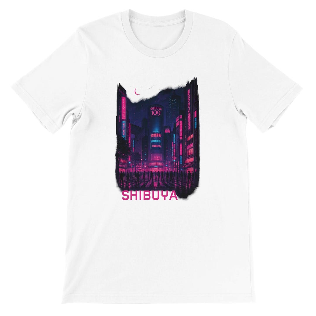 Cyberpunk Landmarks | Shibuya | ADS Collection - Etsy