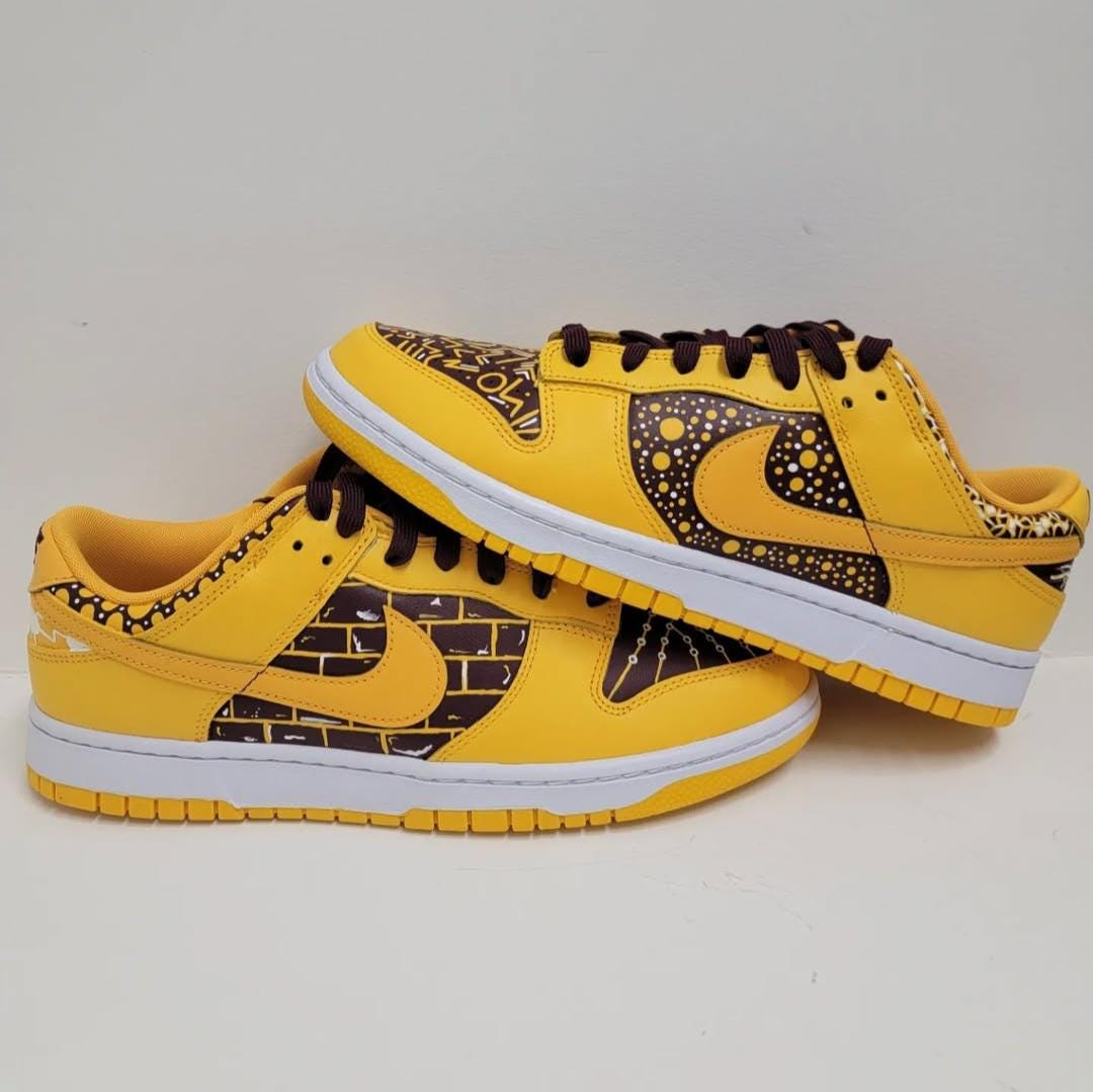 Custom Hand Painted Nike Arizona State Dunks - Etsy