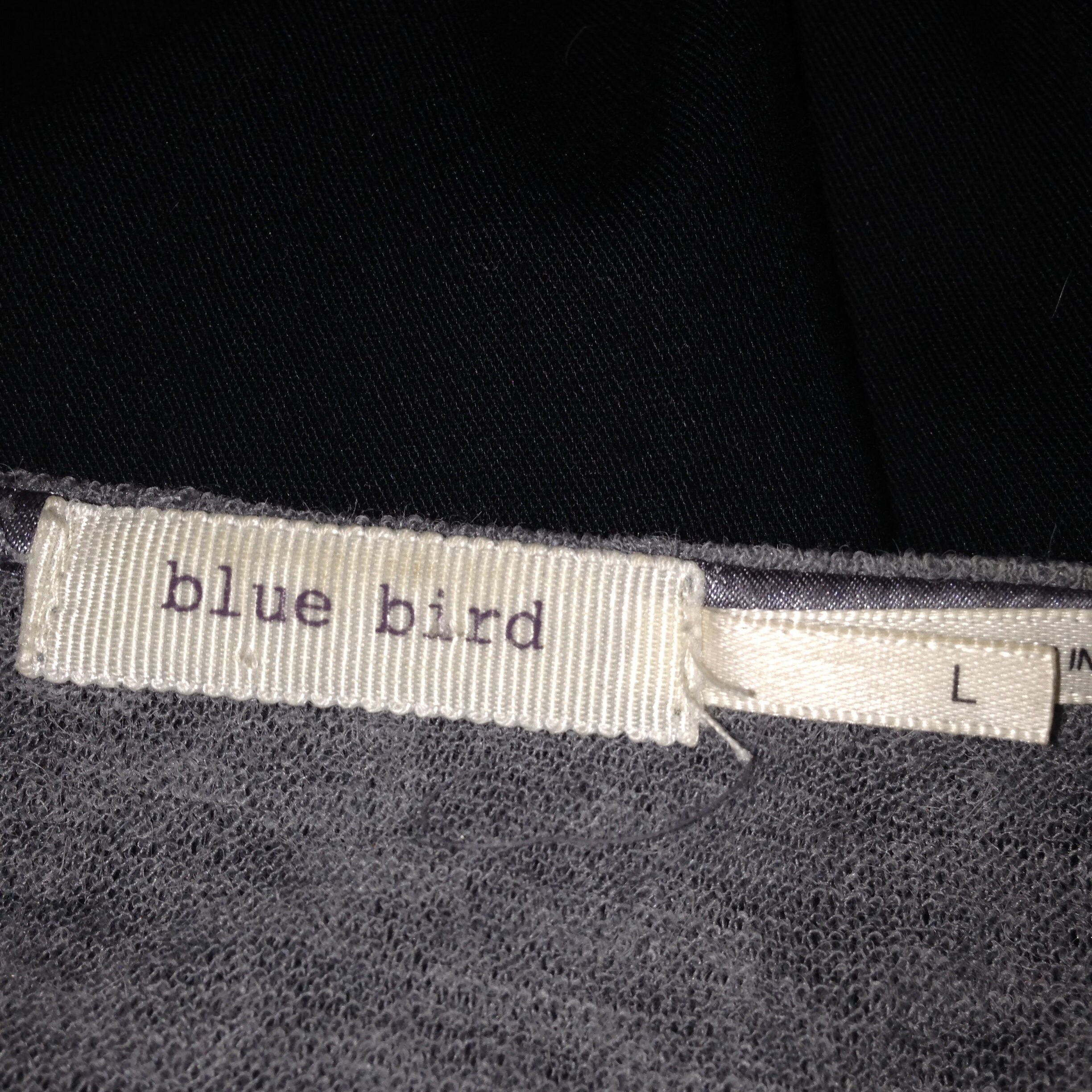 Cardigan Sweater by Blue Bird Gray With Ribbon Flower Design - Etsy