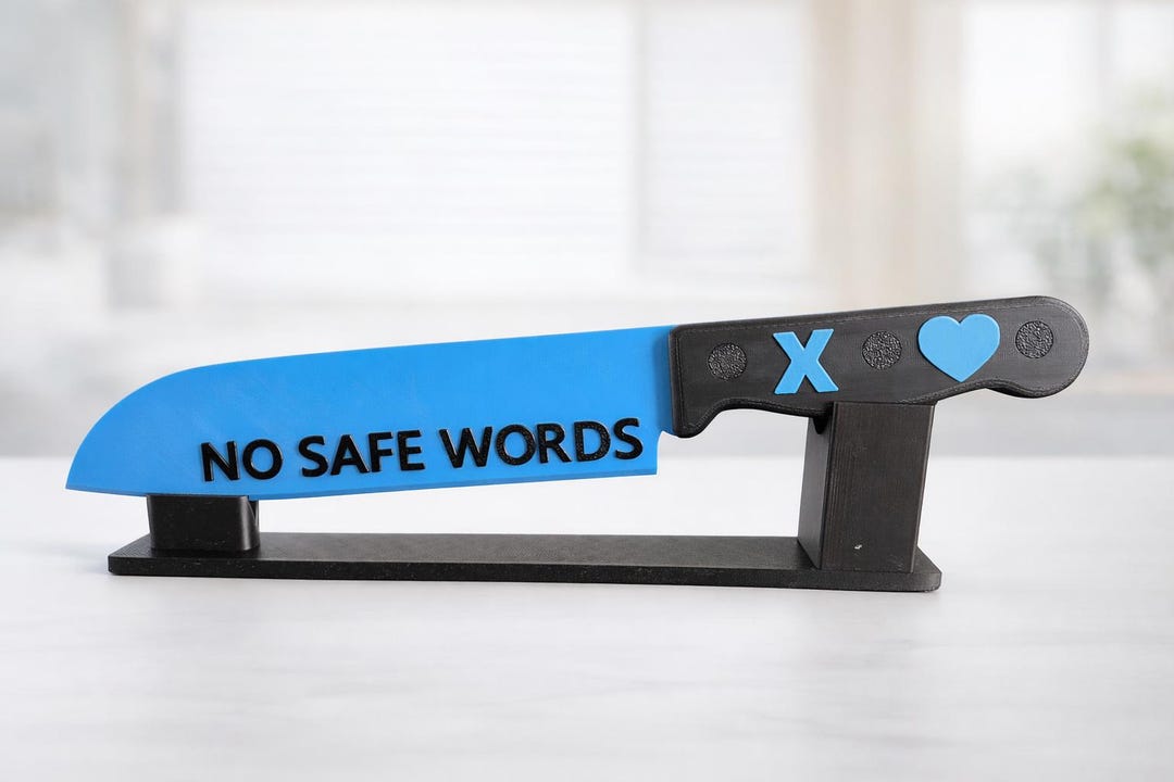 Lights Out Knife “no Safe Words” | 3D Print - Etsy