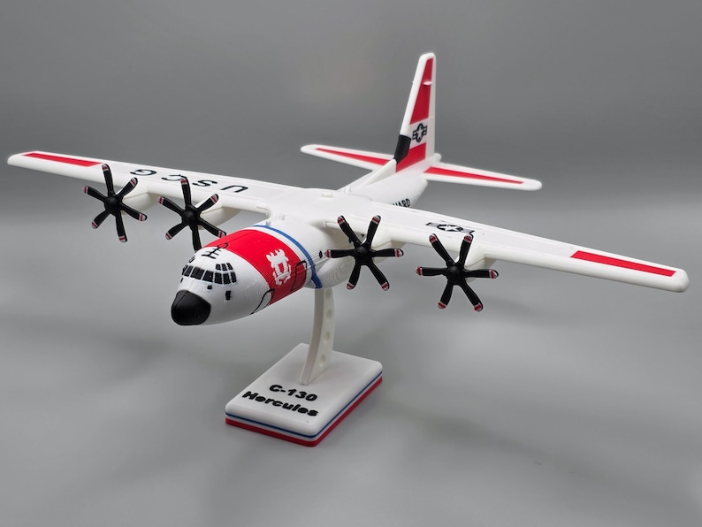 HC-130 USCG Airplane Model - Etsy