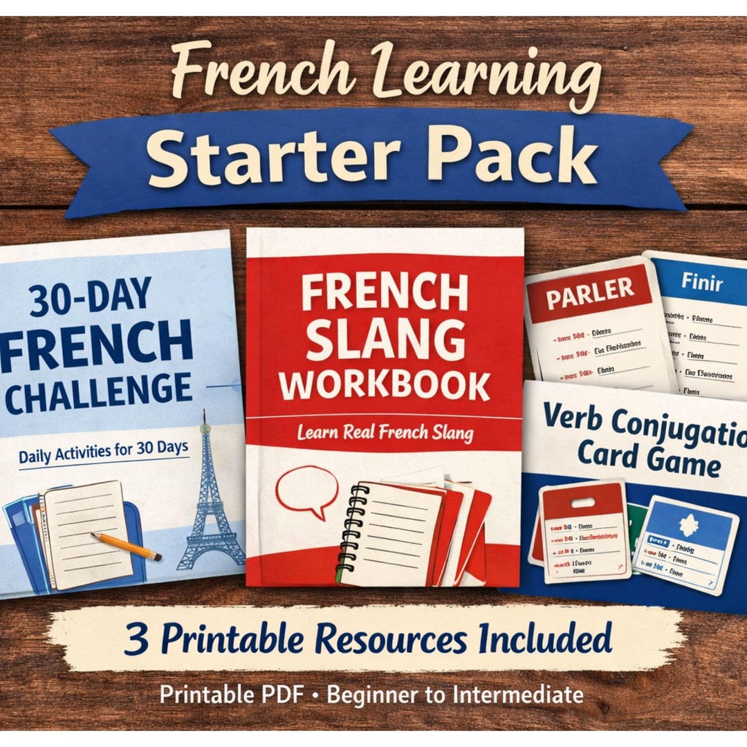 French Learning Starter Pack – Printable PDF Bundle - Etsy