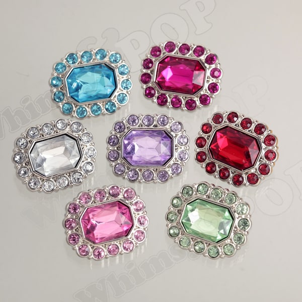 Rhinestone Buttons - Etsy