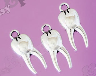 15pcs Dental Floss Charms Teeth Charm Antique Silver Tone - Etsy