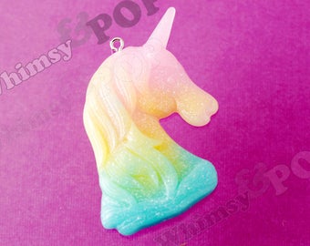 Unicorn charm | Etsy