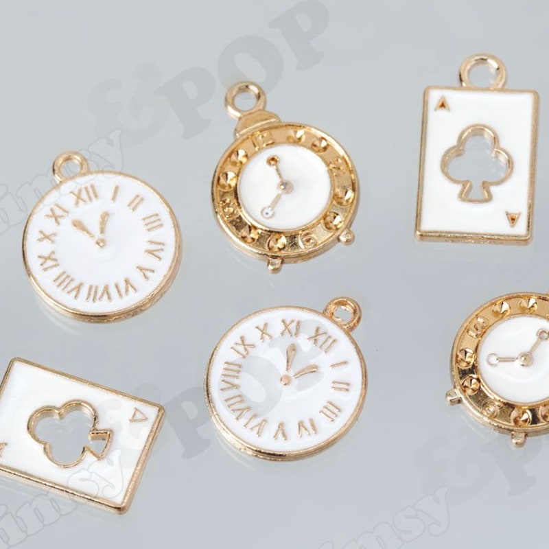 Clock Face Charm - Etsy