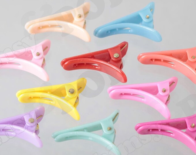 1 Inch Hair Clips 30mm Alligator Clips Opaque Colorful Hair - Etsy