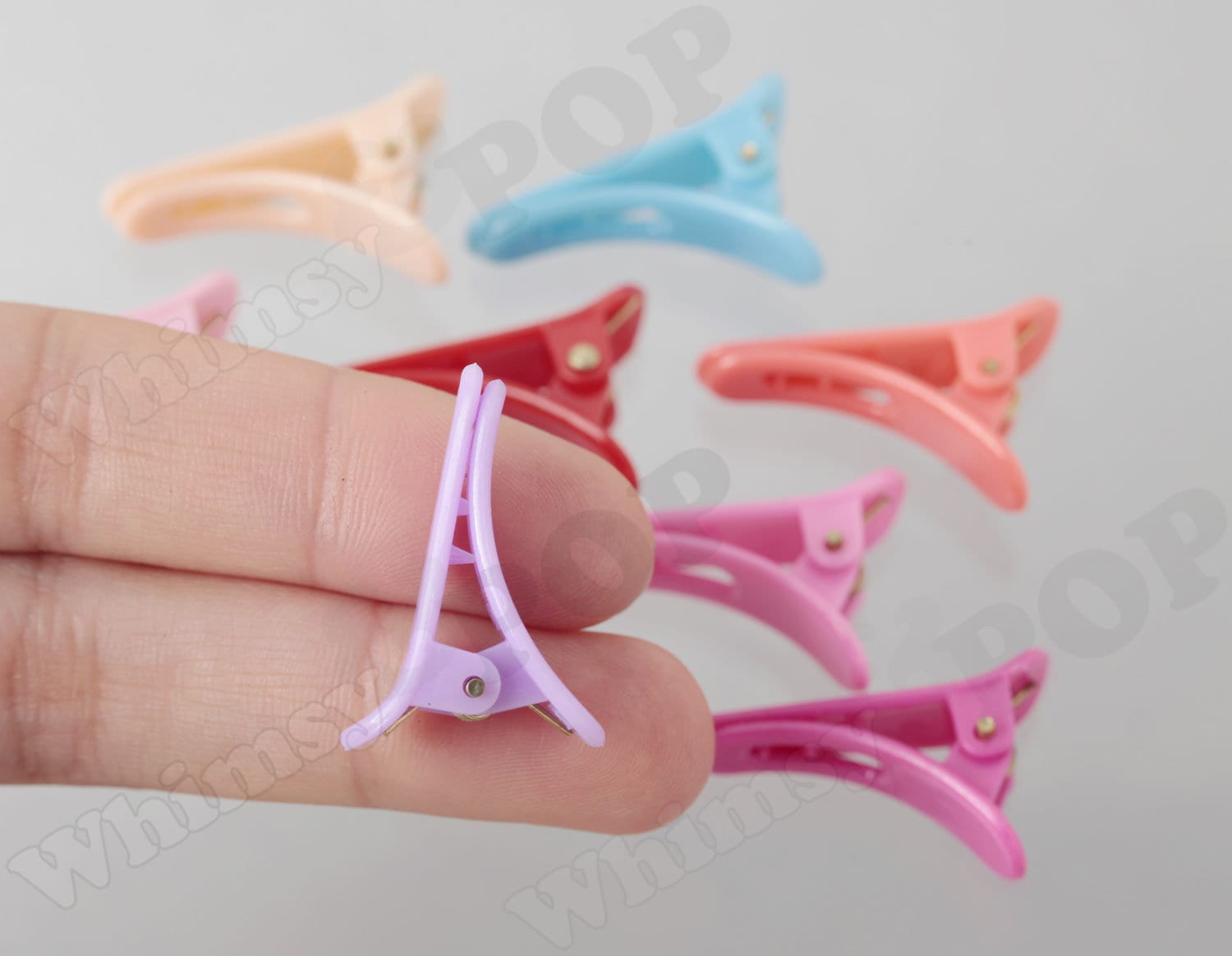 1 Inch Hair Clips 30mm Alligator Clips Opaque Colorful Hair - Etsy