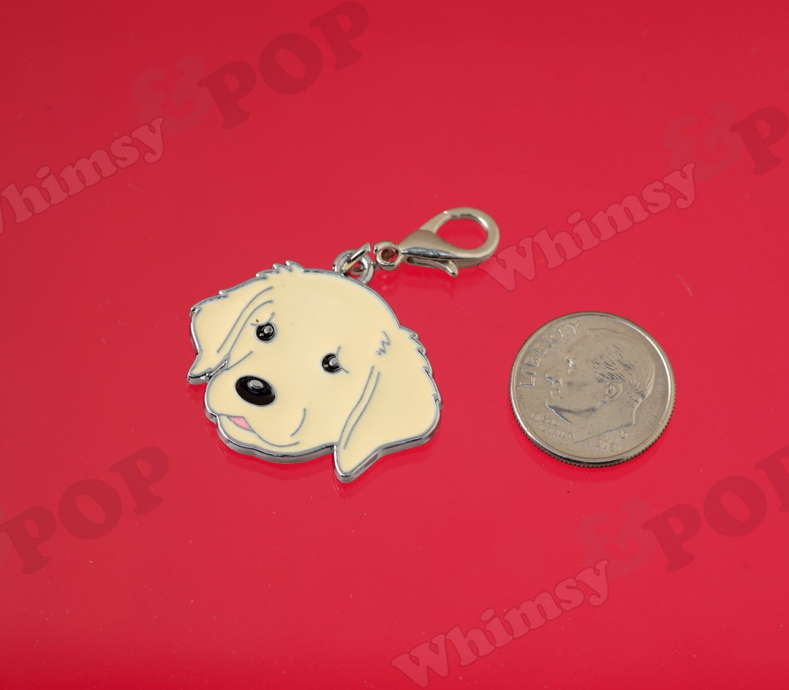 1 NEW Silver Tone Labrador Retriever Dog Charm White Lab or - Etsy Canada