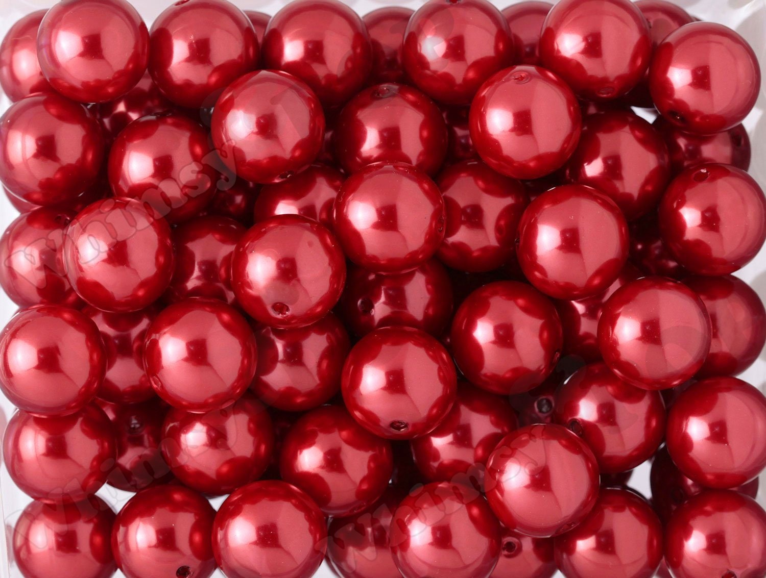 Gumball Strand Red And White