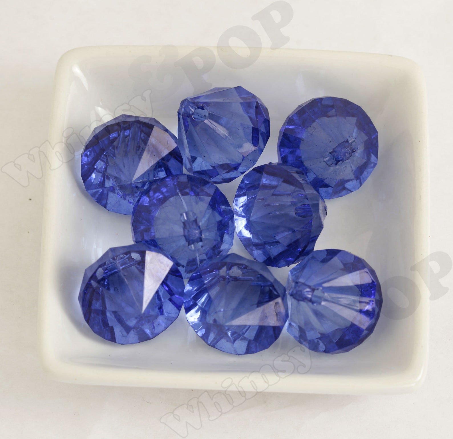 Large Gem Diamond Pendants Acrylic Diamond Bling Bead | Etsy