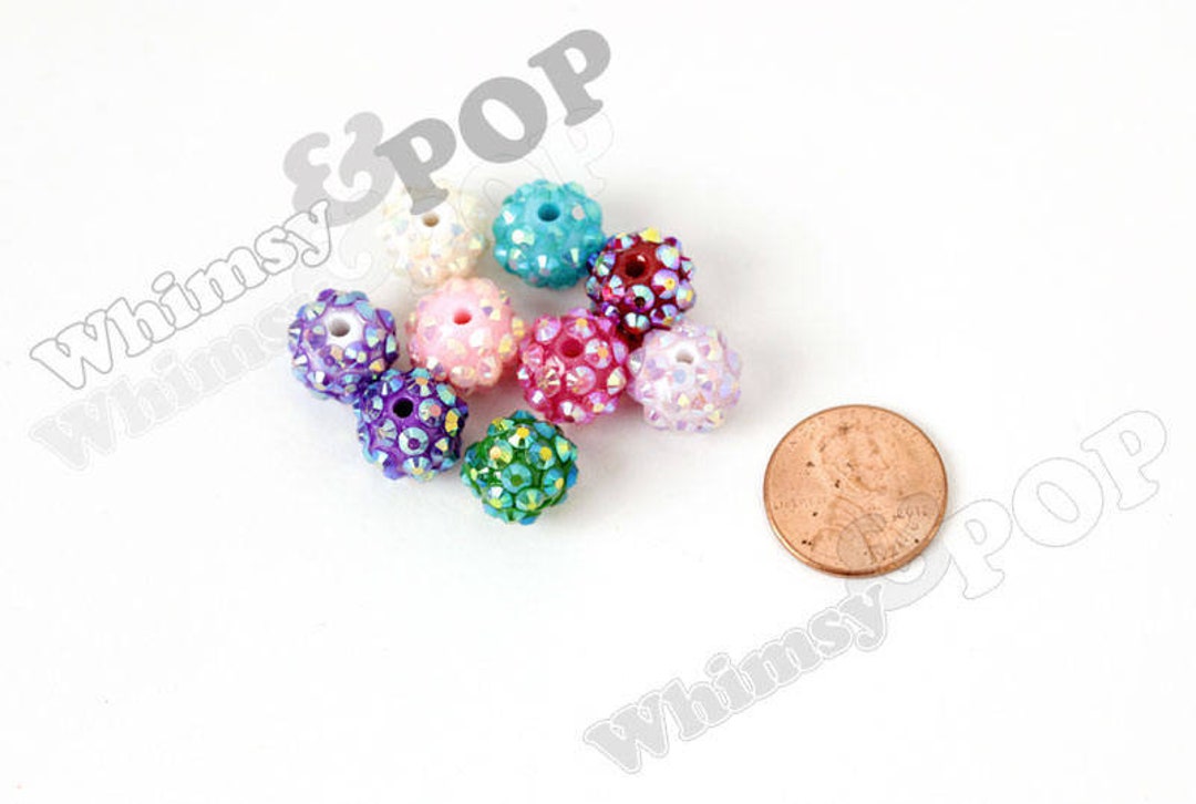 12mm Crystal AB Rhinestone Beads Chunky Rhinestone Beads - Etsy