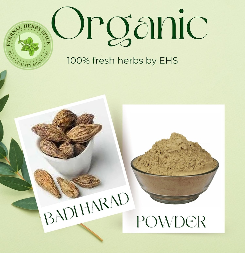 Natural BADI HARAD, Haritaki Powder, Chebula Seed - Etsy Canada