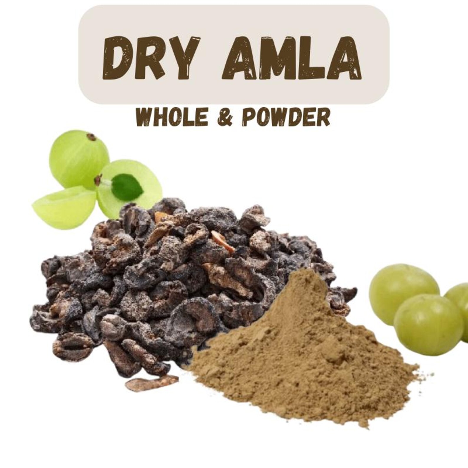 Dried Amla: Organic Gooseberry, Whole or Powder - Etsy