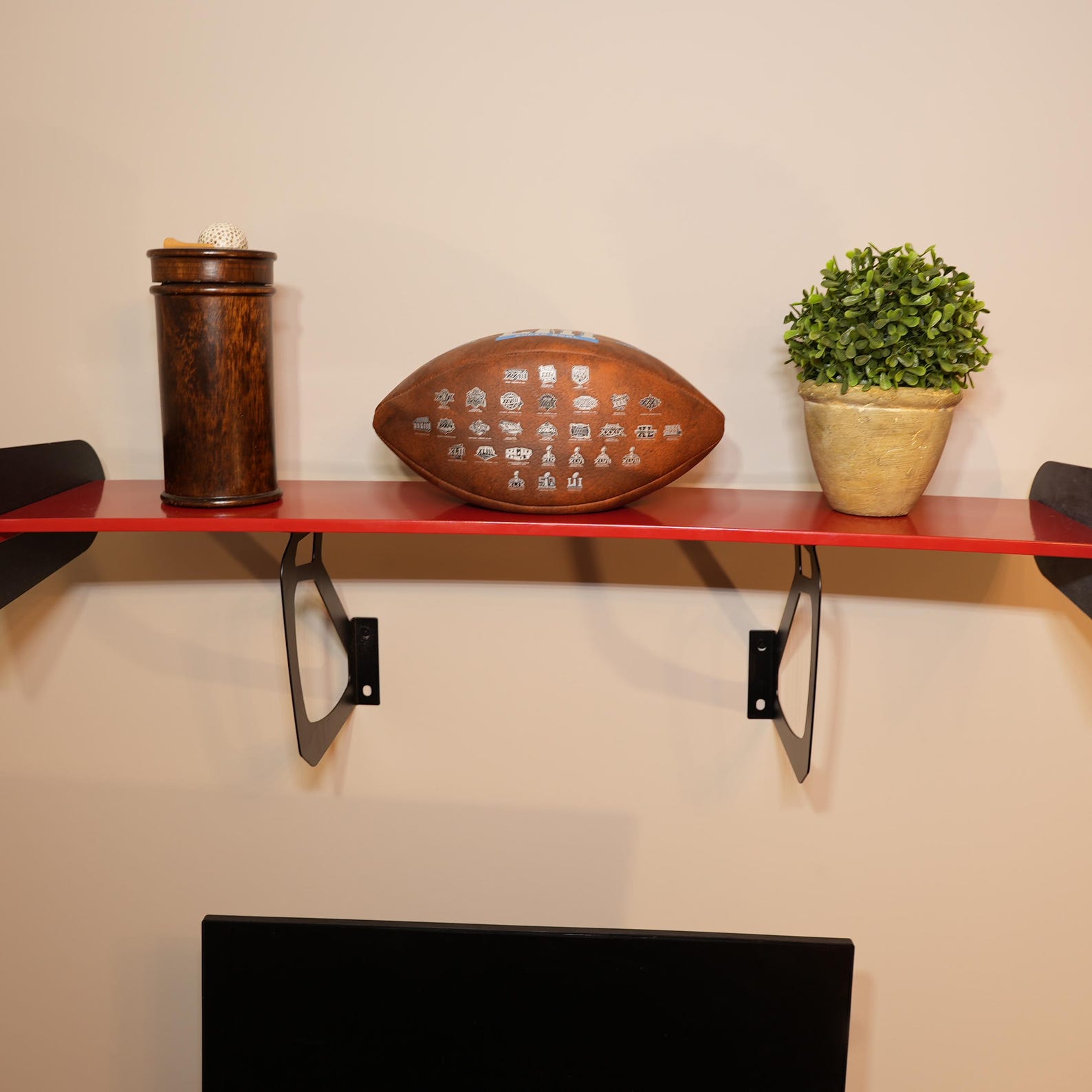 Formula 1 Spoiler Shelf - Ferrari Themed Racing Decor – Rear Wing Shelf ...