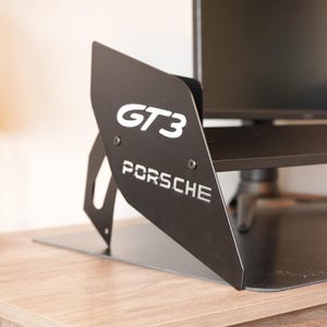 Black & White Racing Wing Spoiler Shelf: Motorsport Inspired Car ...