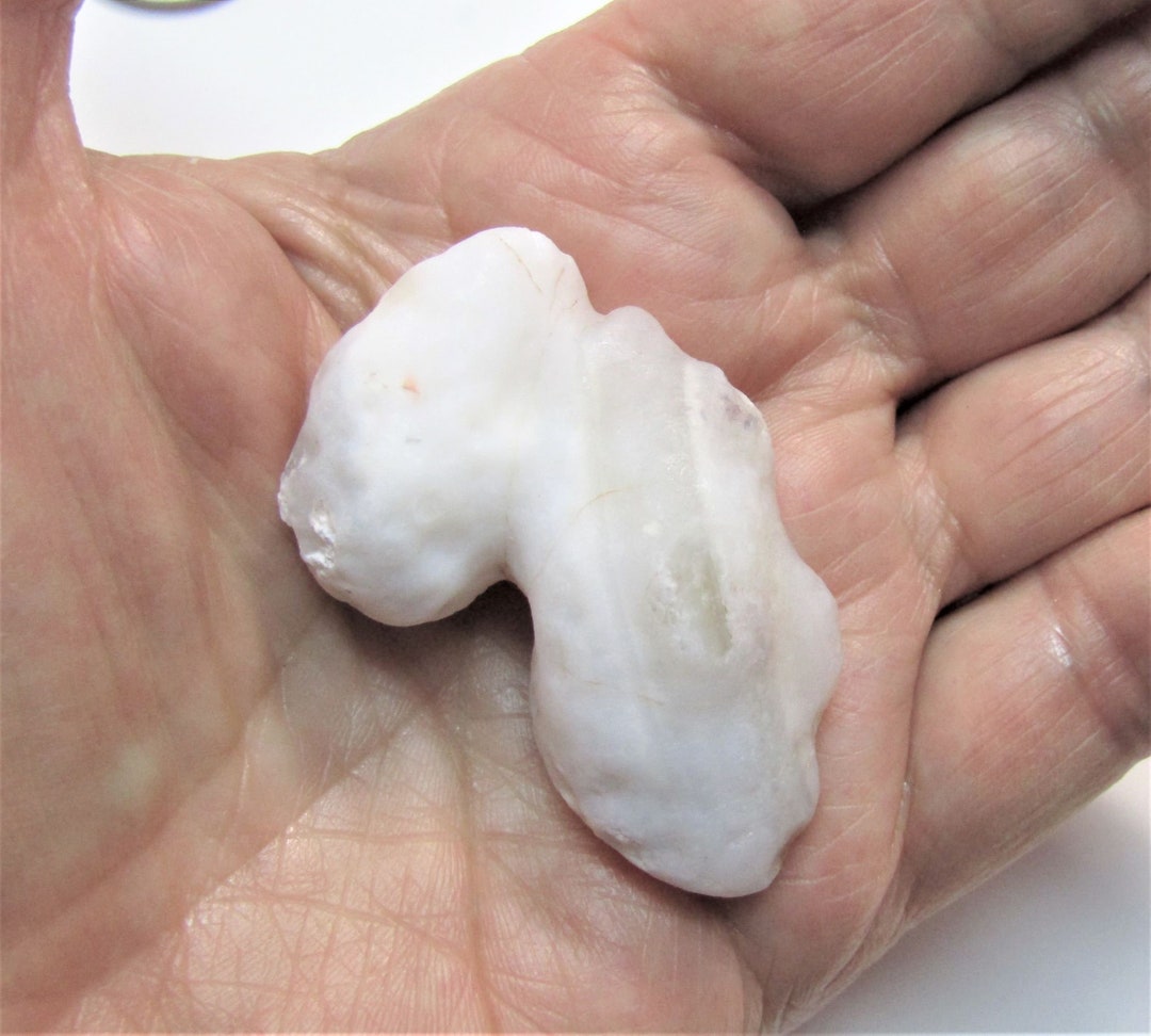Very Unusual White Sheba Stone 27.56 Grams/ Cristobalite/rare Light ...