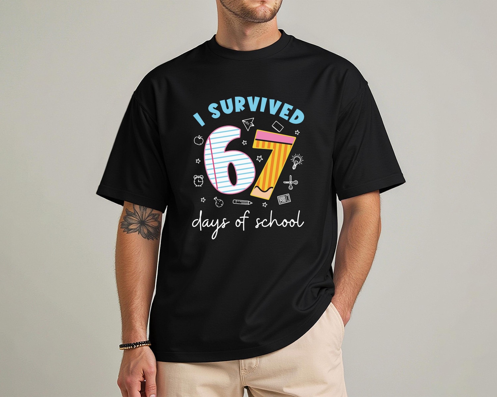 Camiseta de profesor número 67, Camiseta divertida con meme de profesor ...