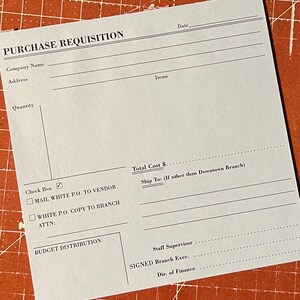 10 Blue Vintage Paper Requisition Forms, Junk Journal Ephemera, Altered ...