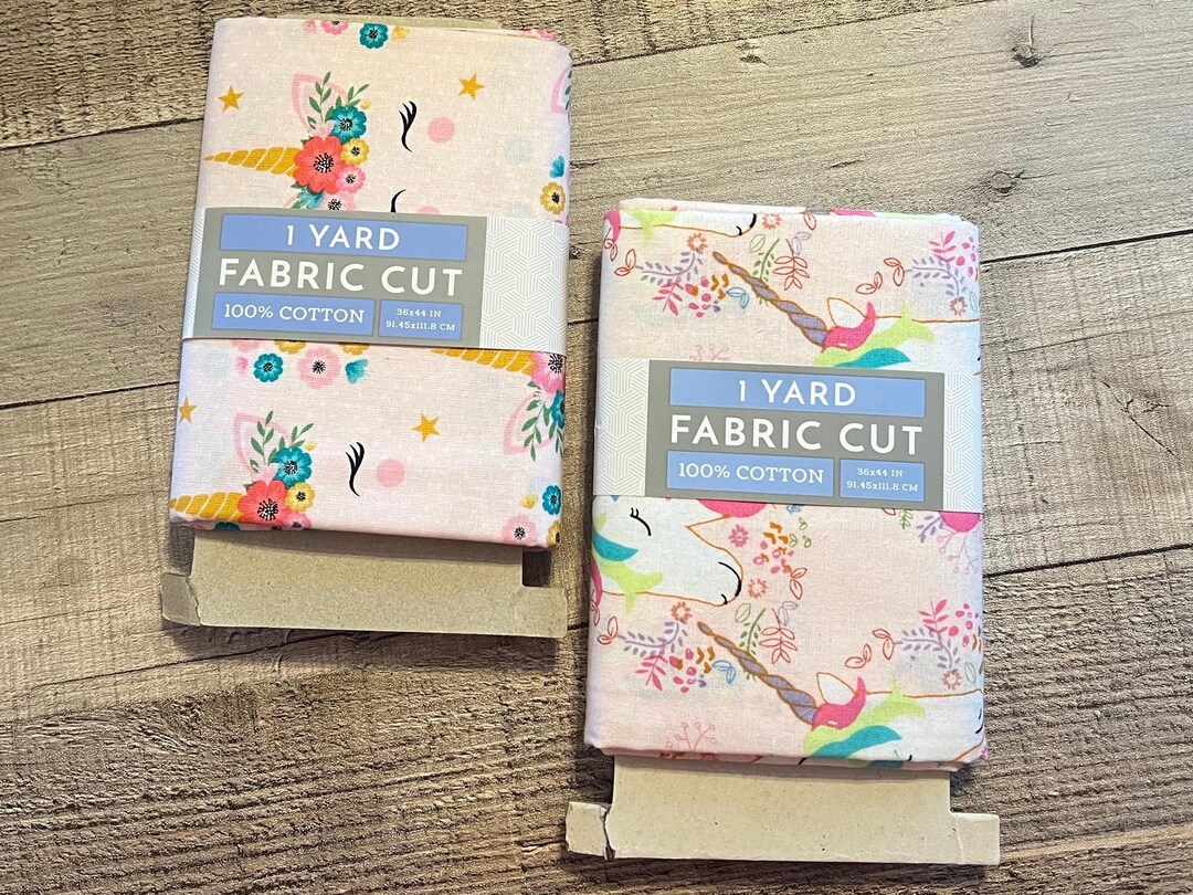 New in Package, 1 Yard Unicorn Fabric, Hide N Seek Pink Unicorn, Sewing ...