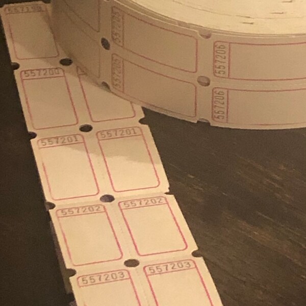 Raffle Ticket Stamp - Etsy