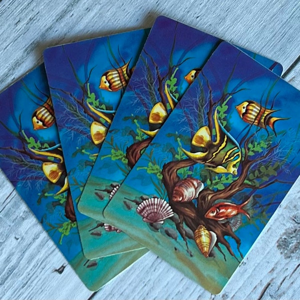 Ocean Themed Playing Card - Etsy