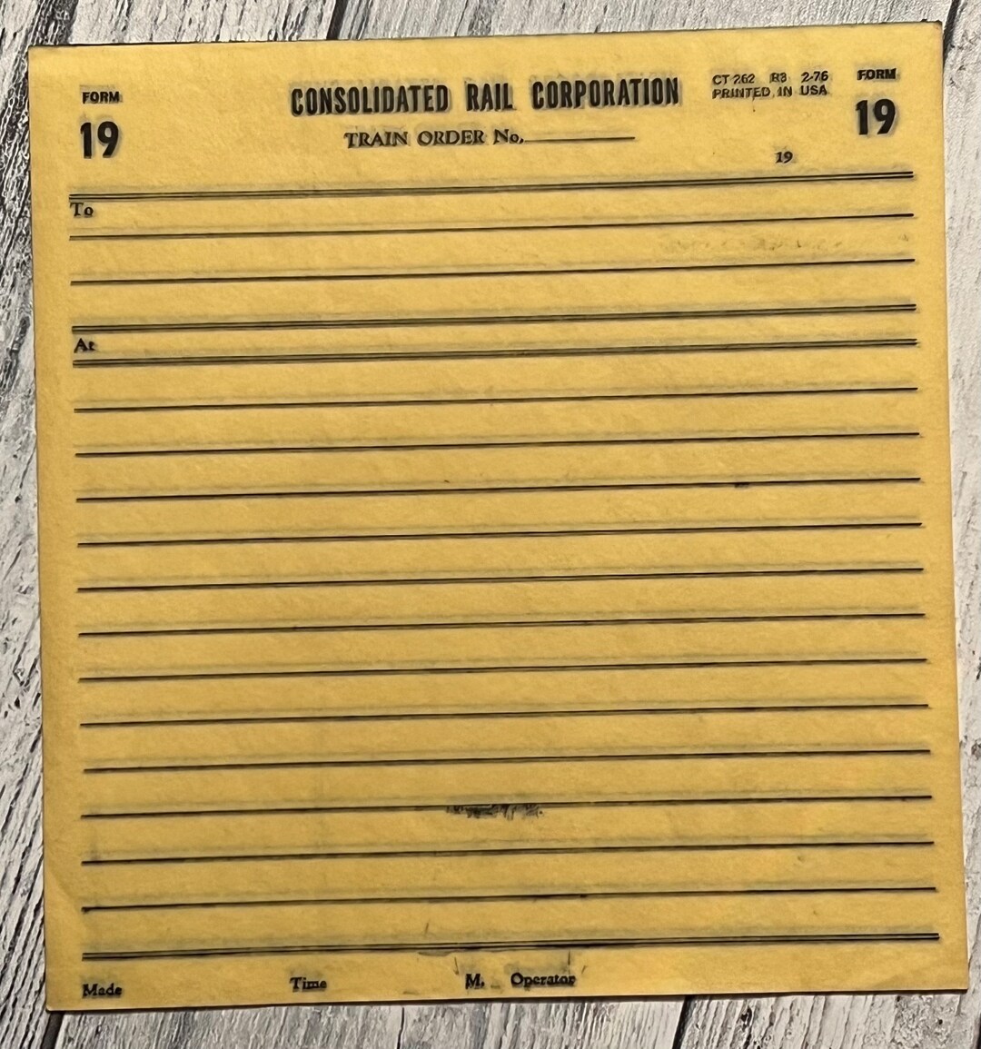Vintage Railroad Train Forms: Onion Skin Ephemera for Journals, Art ...