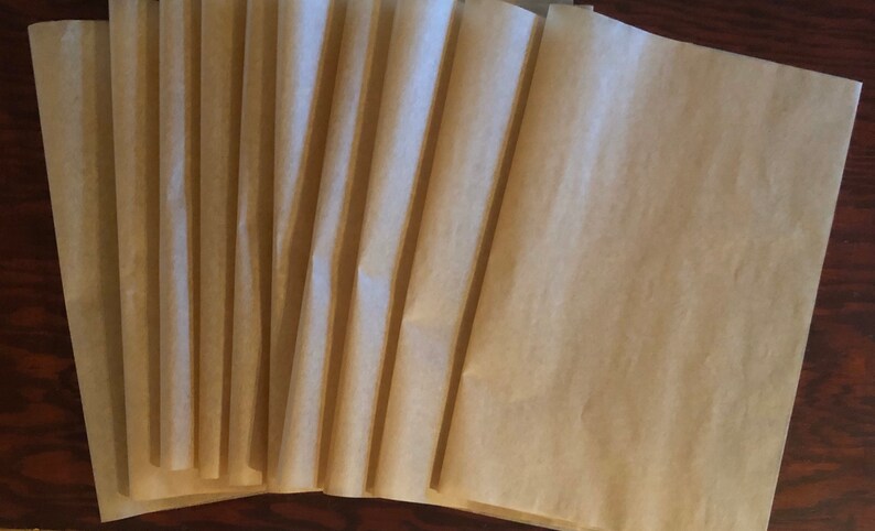10 Large Sheets of Parchment Paper 12 x 16 Journal | Etsy