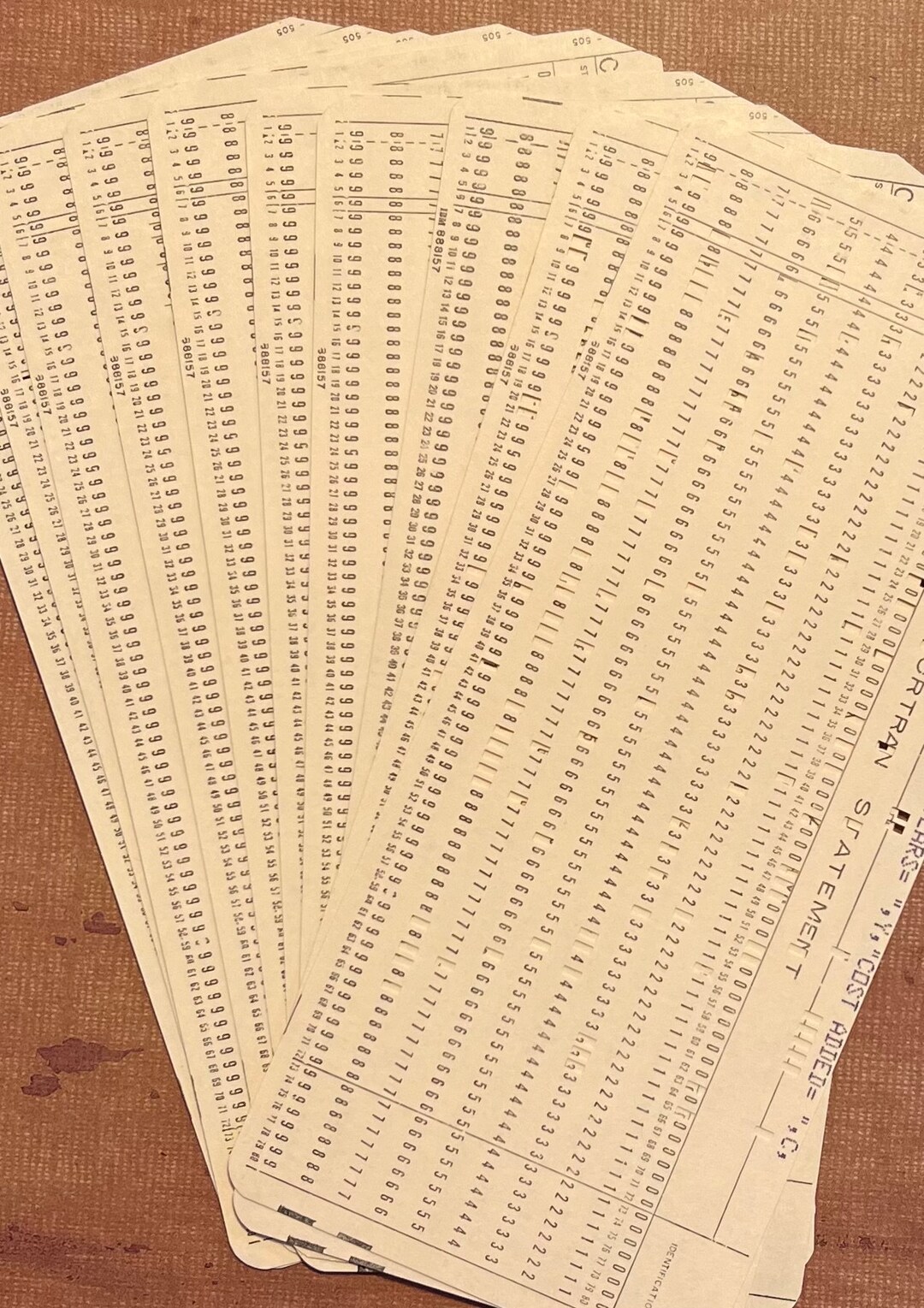 10 Vintage Punch Cards, Junk Journal Ephemera, Scrapbook Embellishment ...