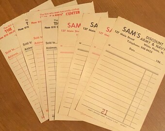 Junk Journal Receipts - Etsy