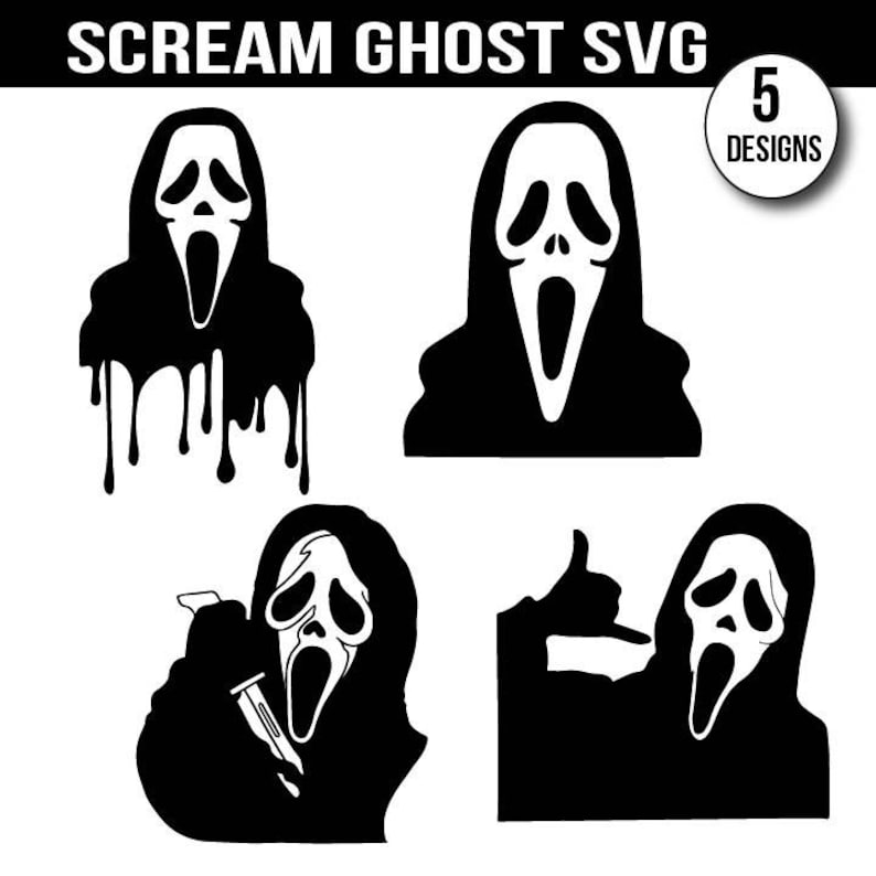 Creepy Halloween Svg, Horror Scream Png, Horror Movie Halloween Png ...