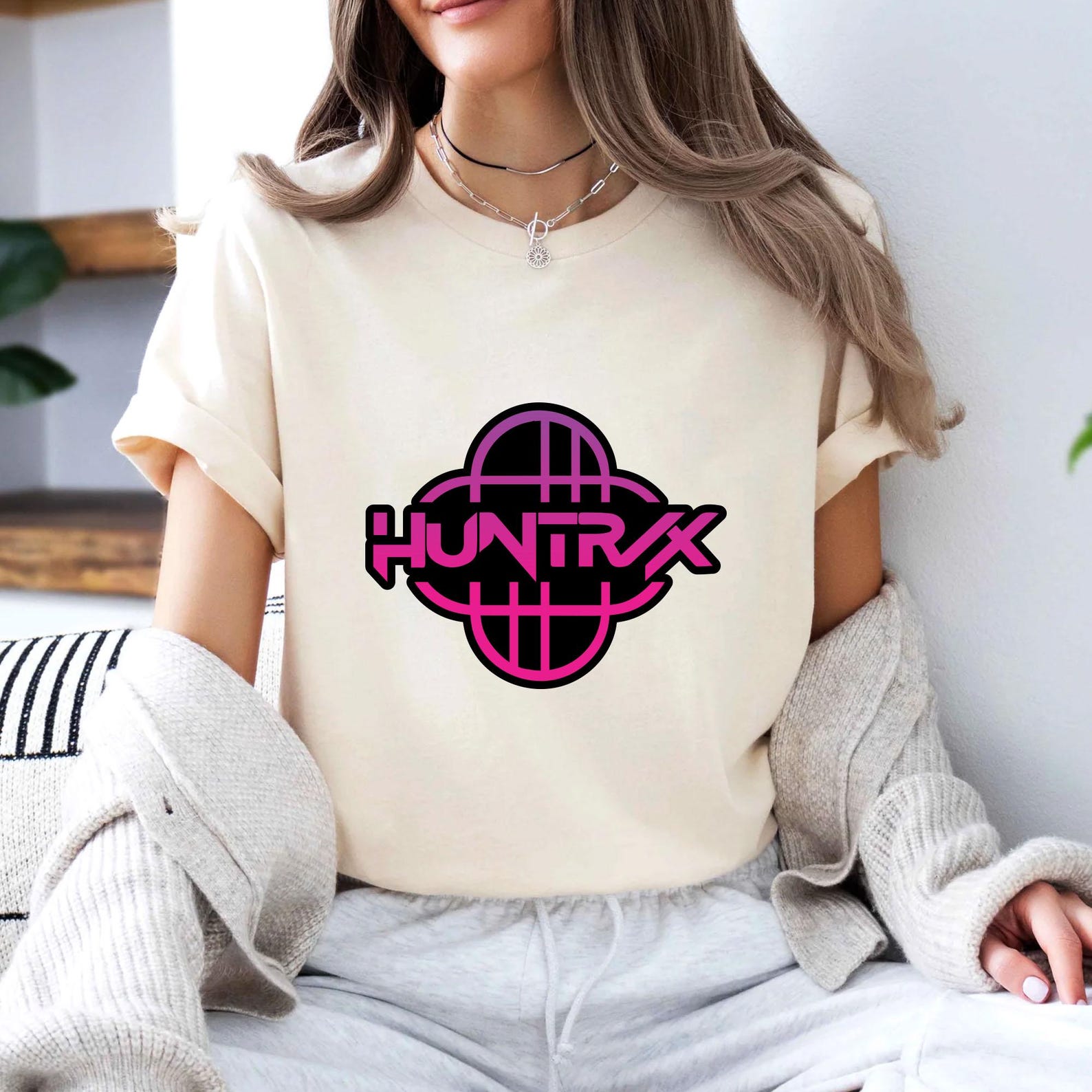 Huntrix Kpop Demon Hunters Logo Bundle | Rumi Mira Zoey Saja Boys Fan ...