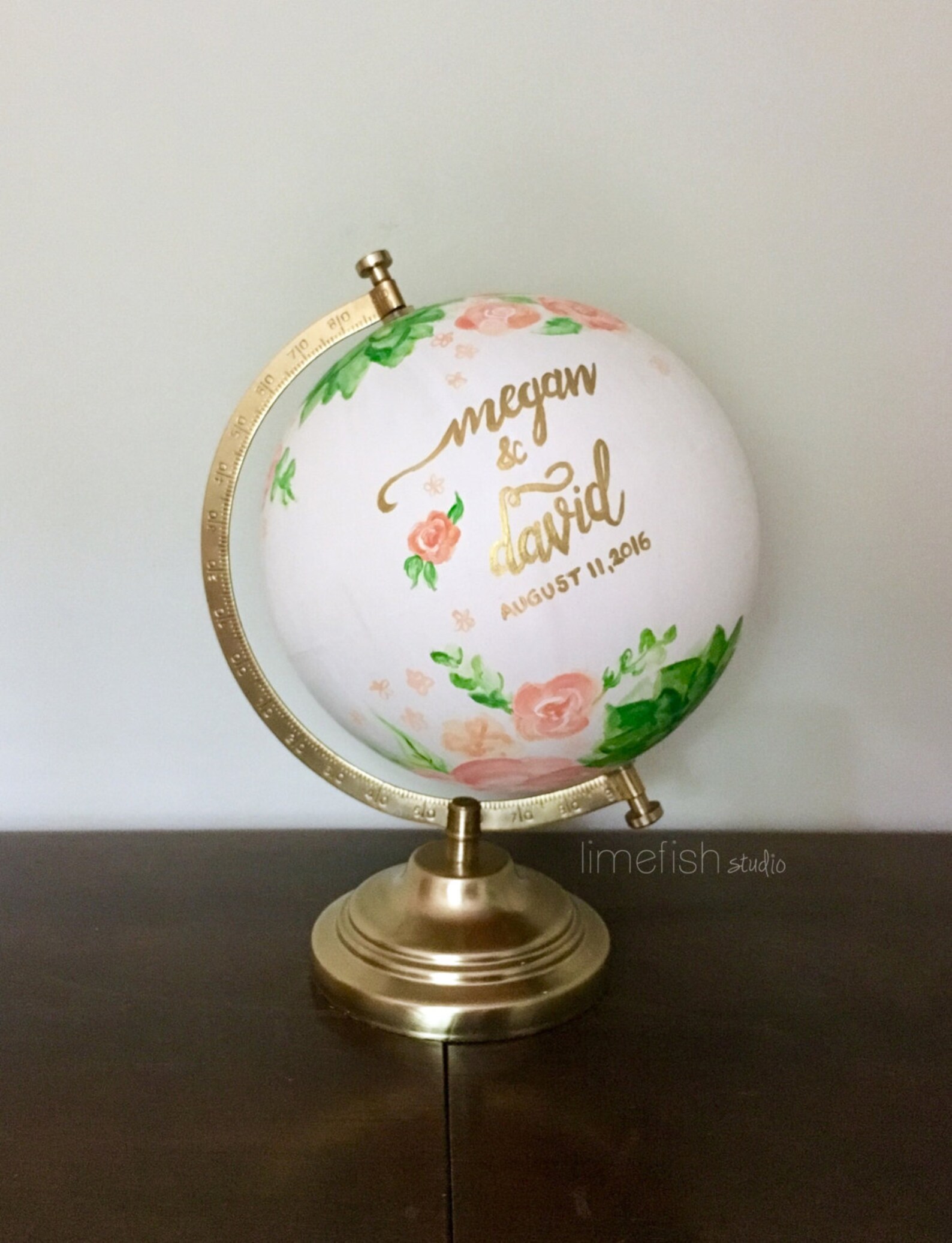 CUSTOM Hand-painted Globe . Made-to-order . 12 Inches . Any Color, Any ...