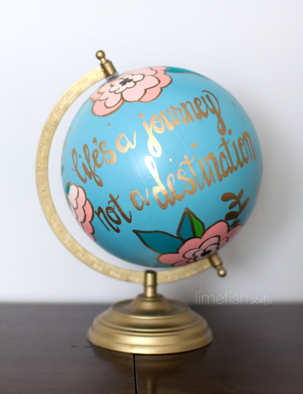 CUSTOM Hand-painted Globe . Made-to-order . 12 Inches . Any Color, Any ...